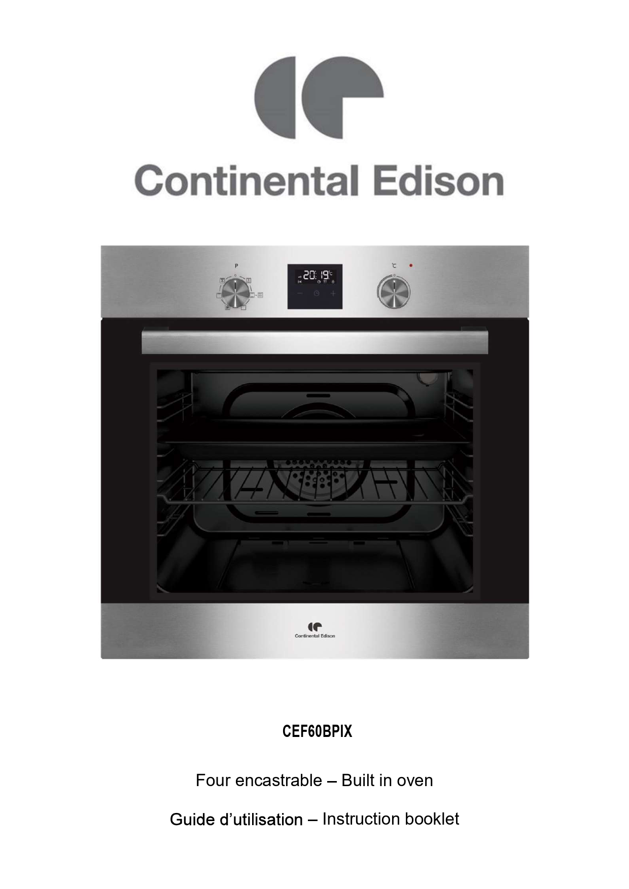Notice four CONTINENTAL EDISON CEF60PBIX Trouver une solution à un problème CONTINENTAL EDISON ...